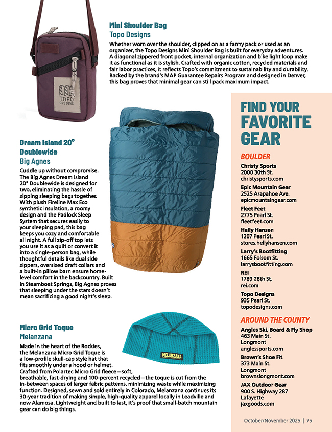 Colorado-Made Gear Guide